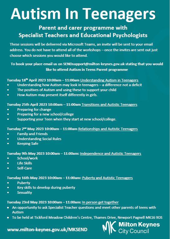 Parent and carer programmes | Milton Keynes City Council